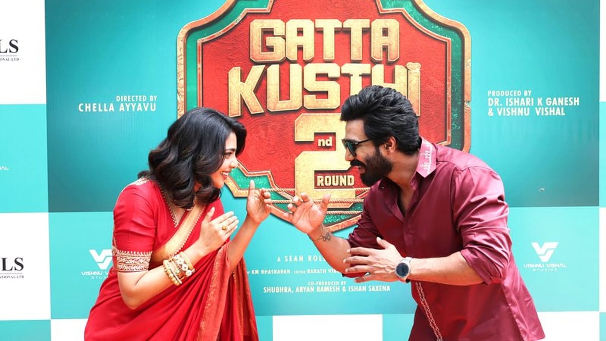 Vishnu Vishal- Aishwarya Lekshmi's Gatta Kusthi 2 to wrap filming in ...