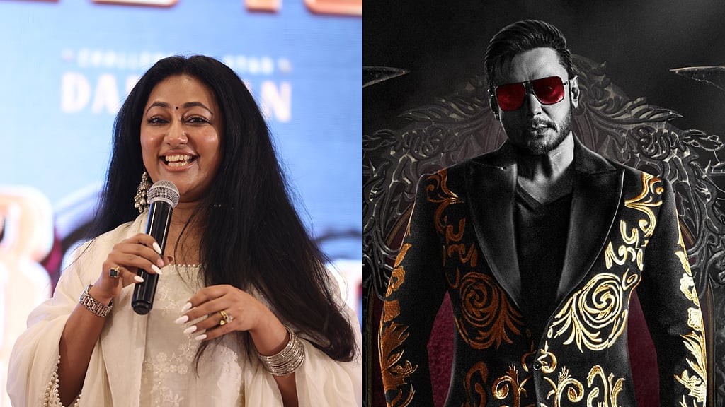 Vijayalakshmi fronts The Devil promotions in Darshan’s absence