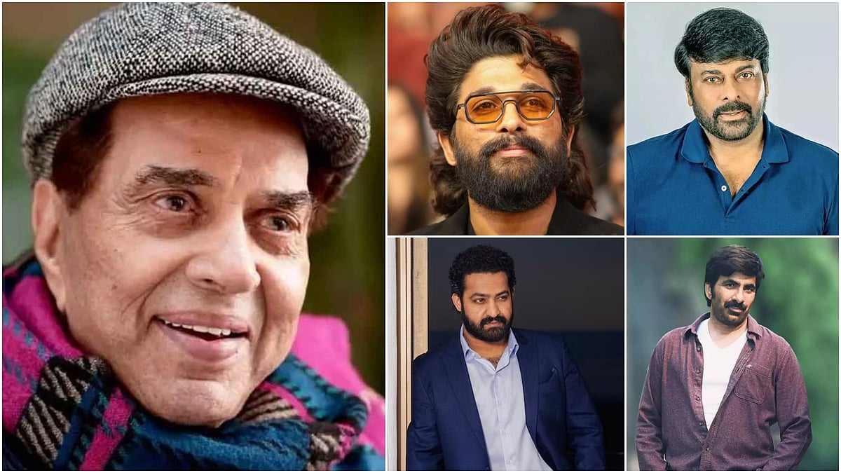 Tollywood pays tribute to Dharmendra; Chiranjeevi, Allu Arjun, Jr NTR ...