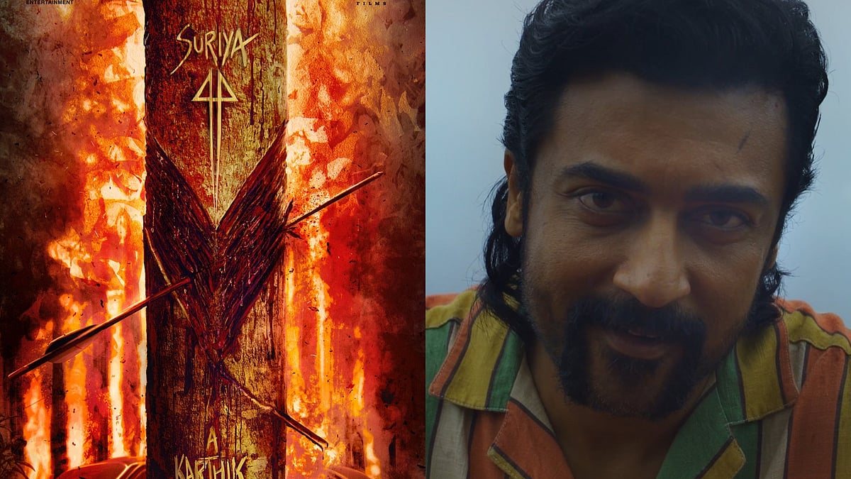 Suriya 44 glimpse: Suriya walks up to the camera with style and a blood ...