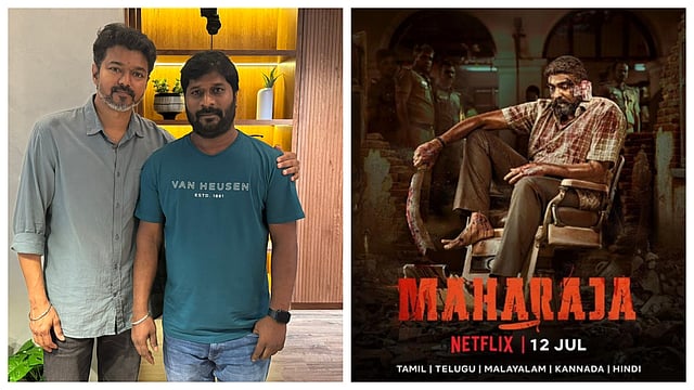 Actor Vijay meets Maharaja director Nithilan Saminathan