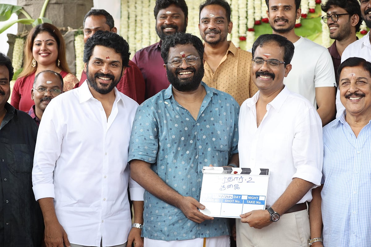 Karthi-PS Mithran's Sardar 2 launched with a pooja