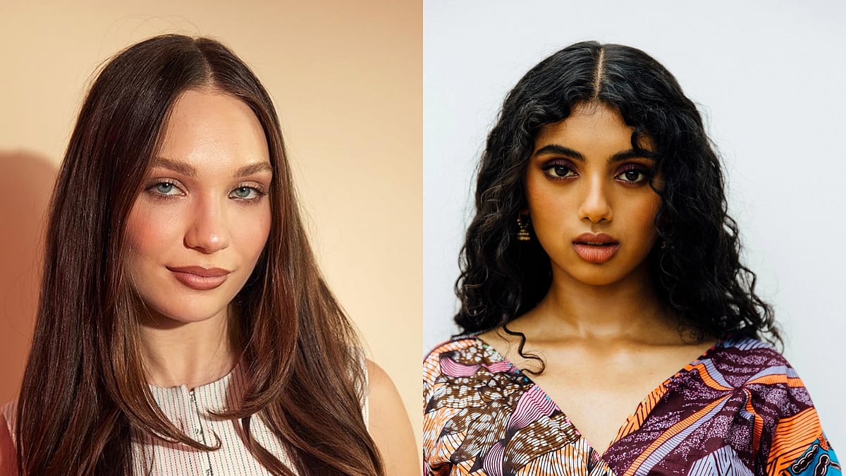 Maddie Ziegler and Avantika on board Ballerina Overdrive