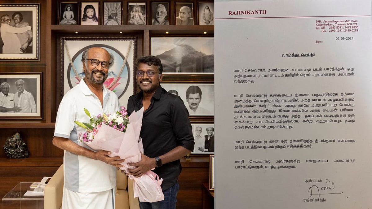 Rajinikanth on Vaazhai: Felt Sivanaindhan's pain vicariously