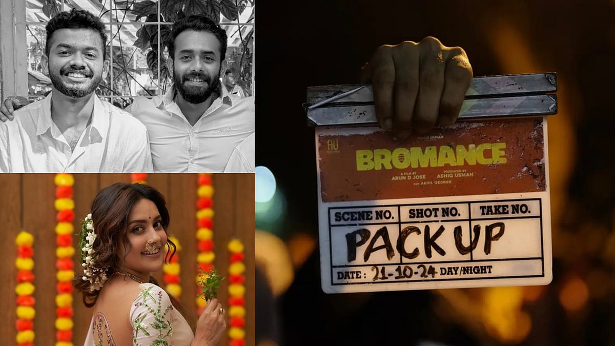 It's a wrap for Arjun Ashokan, Mathew Thomas and Mahima Nambiar's Bromance