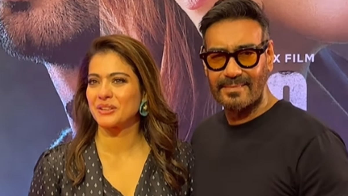 Ajay Devgn attends wife Kajol’s Do Patti premiere