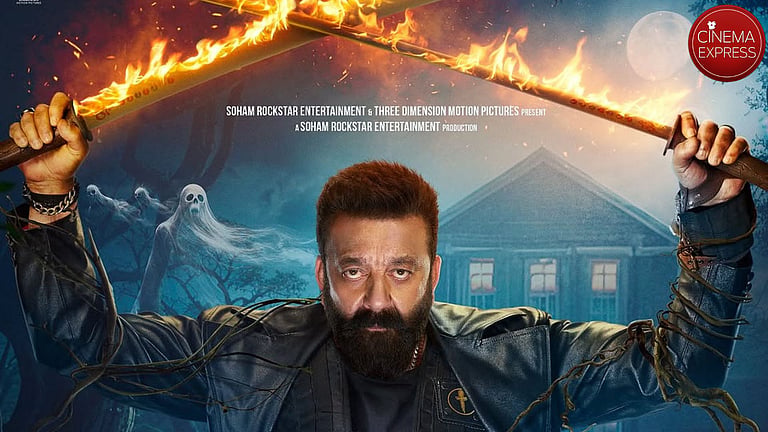 Sanjay Dutt holds blazing swords in first look poster from The Bhootnii