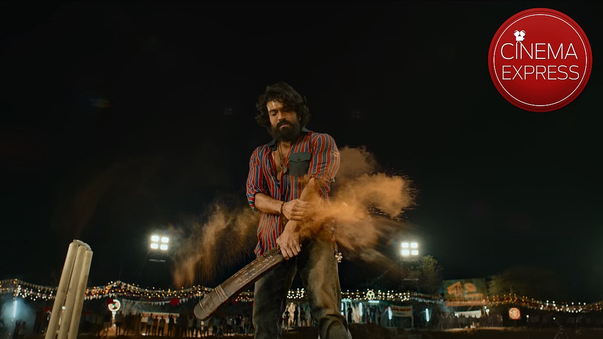 Peddi first shot: Ram Charan oozes swag as an ambitious sportsman