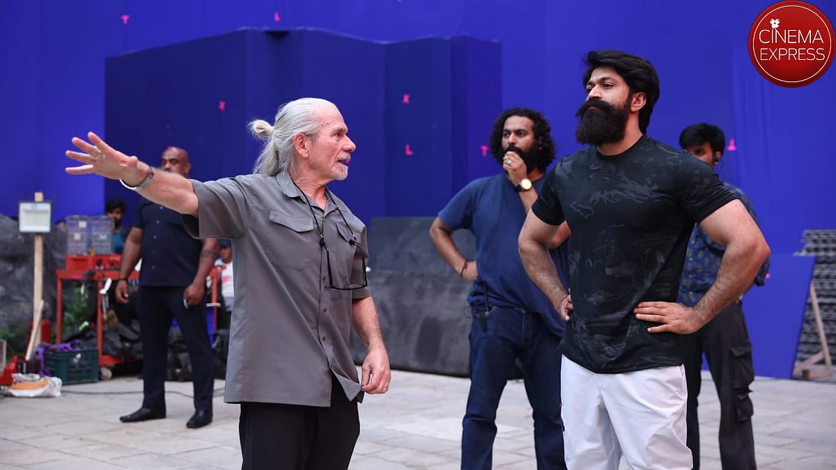 Yash and Mad Max stunt director Guy Norris shoot action sequences for ...