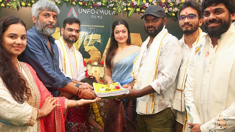 Rashmika’s Mysaa launched with pooja ceremony