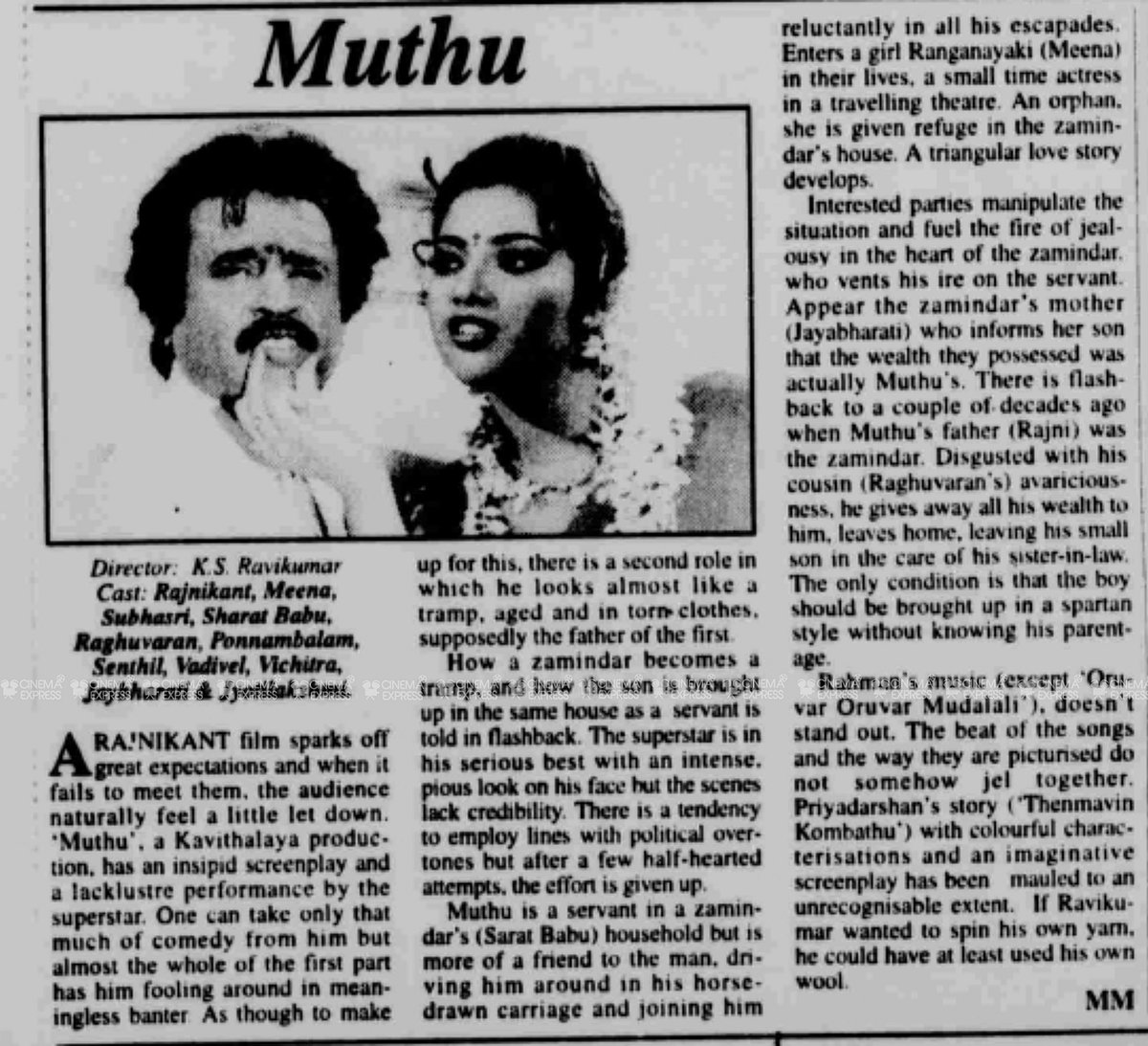 50 years of Rajinikanth: What Cinema Express critics thought of ...