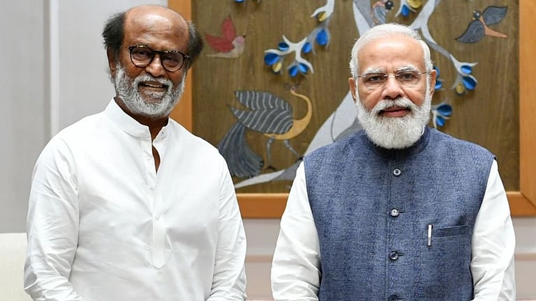 Narendra Modi wishes Rajinikanth on completing 50 years in cinema