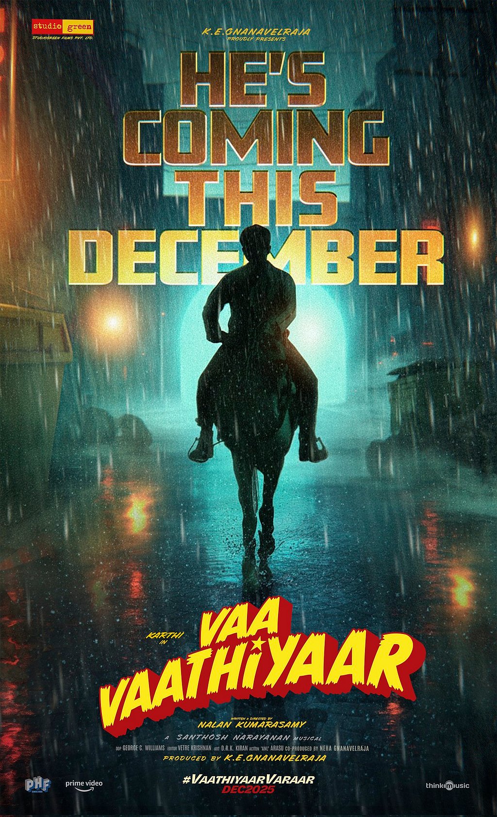 Karthi's Vaa Vaathiyaar gets a release window