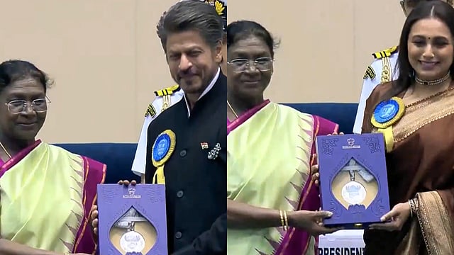 71st National Film Awards Ceremony: Shah Rukh Khan and Rani Mukerji receive award for Best Actor ...