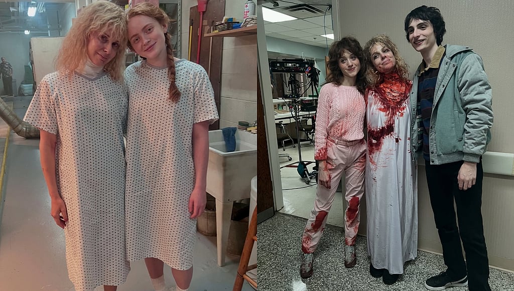 Cara Buono gives fans a glimpse behind the scenes of Stranger Things 5 ...
