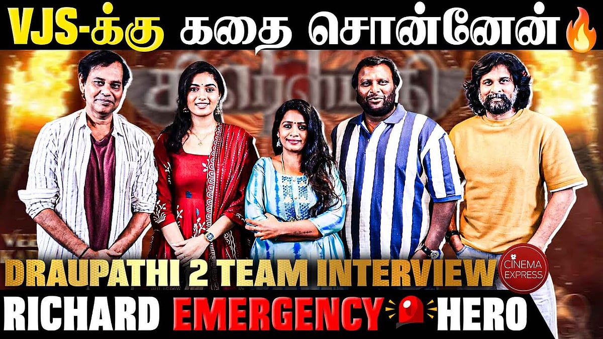 Watch: Draupathi 2 team interview | Mohan G | Natty | Richard Rishi ...