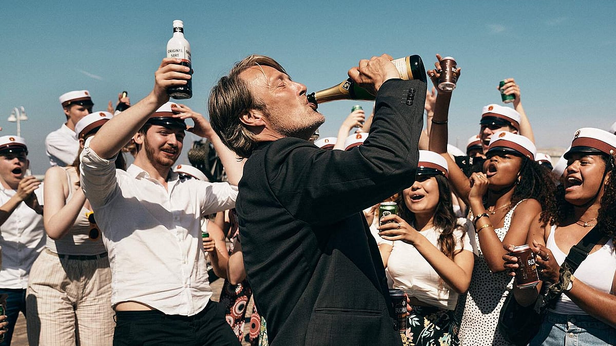 Another Round Movie Review: Mads Mikkelsen sparkles in this ...