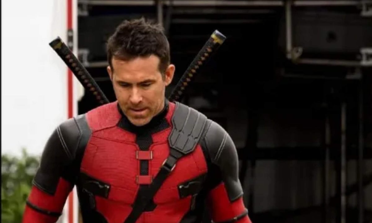 Ryan Reynolds dons Deadpool costume in new Deadpool 3 photo