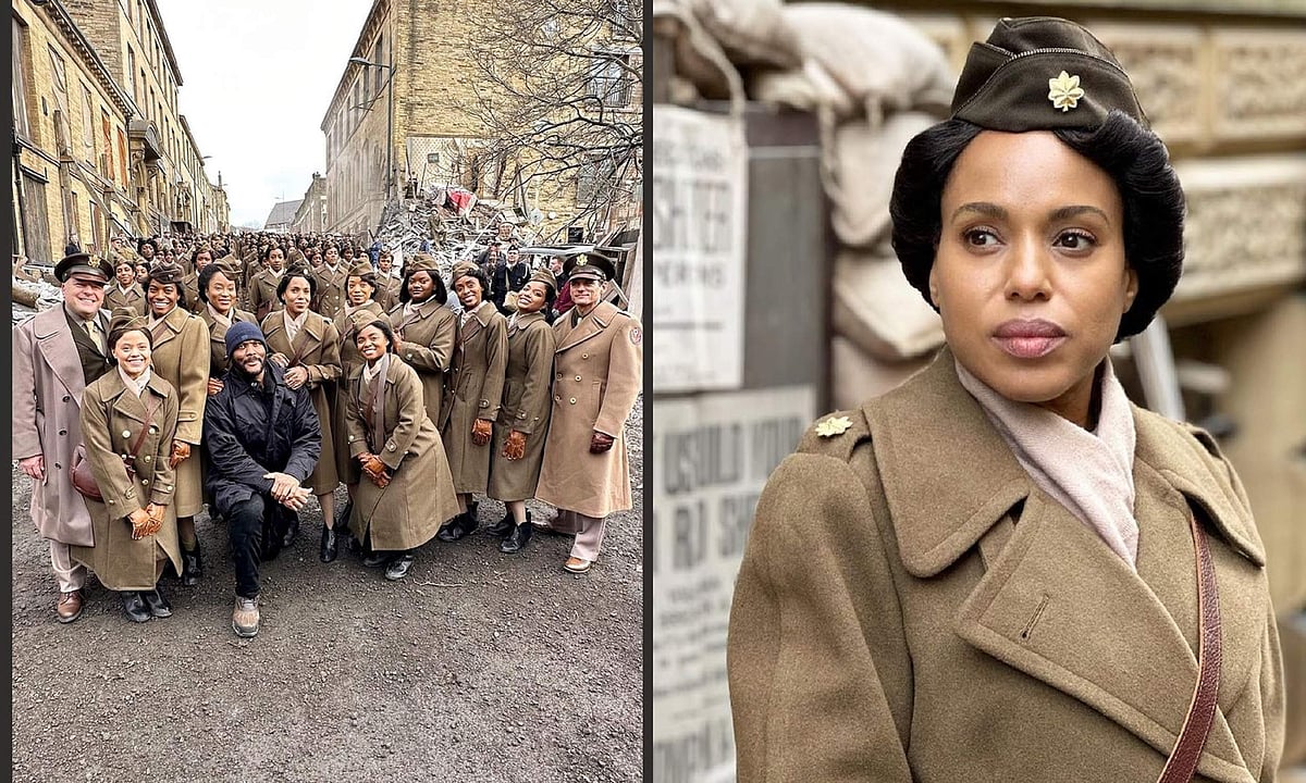 First looks of Tyler Perry's Netflix period drama Six Triple Eight out