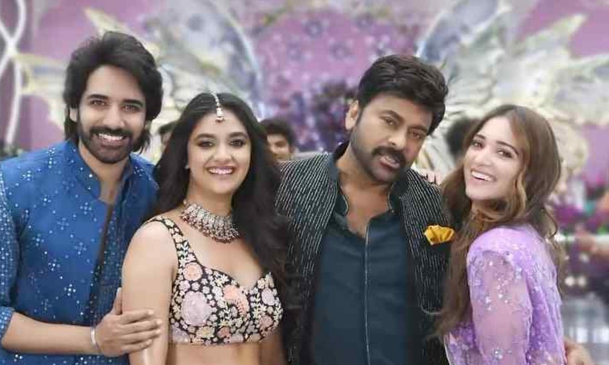 Chiranjeevi shares Bholaa Shankar's BTS